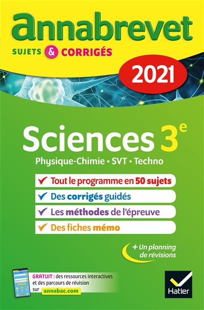 Annales Brevet Physique Chimie