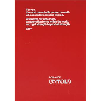ROMANCE : UNTOLD (Engene Version) Édition Limitée Coffret - Enhypen ...