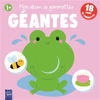 Mon album de gommettes géantes 1+ 18 pages de gommettes - broché ...