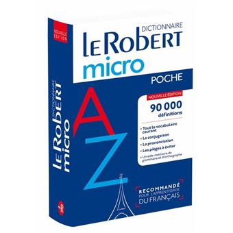 Le Robert Micro poche - nouvelle édition - broché - Collectif, Livre ...