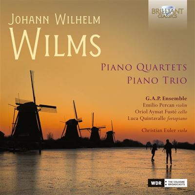 WILMS: PIANO QUARTETS & PIANO TRIO - Johann Wilhelm Wilms - Cd-album ...