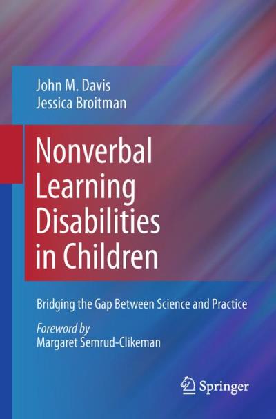 Nonverbal learning disabilities in children - relié - John M. Davis - Achat Livre ou ebook | fnac