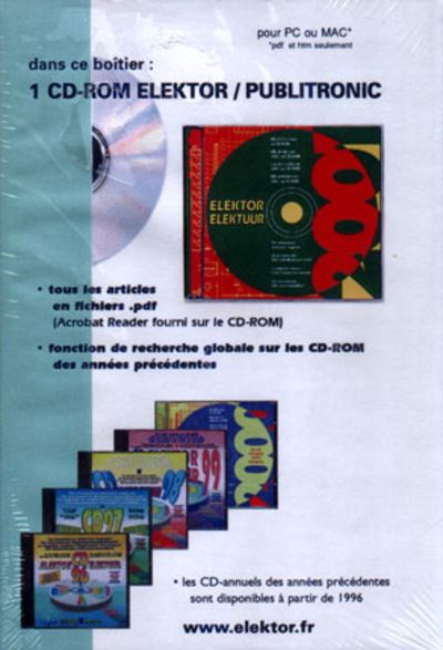 Cd-rom elektor 2001 AUDIO - Livre CD-ROM - Elektor - Achat Livre | fnac