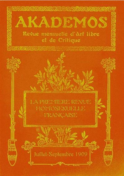 Akademos, la première revue homosexuelle (1909) trimestre 3 La première ...