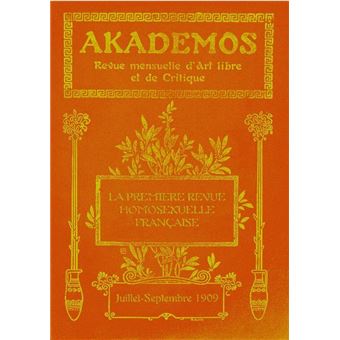 Akademos, la première revue homosexuelle (1909) trimestre 3 La première ...
