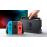 Console Nintendo Switch noire avec manettes Joy-Con droite rouge néon ...
