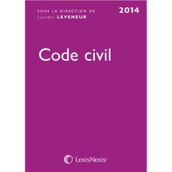 Code civil 2014 rose Jaquette Violette - relié - Laurent Leveneur ...