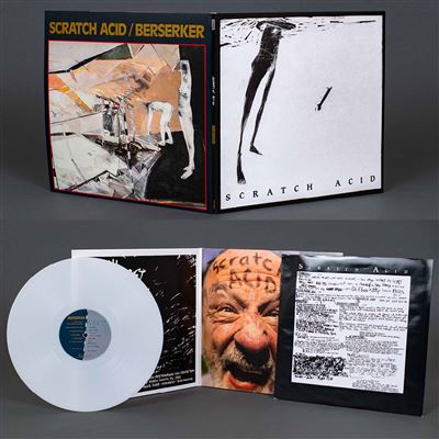 Scratch Acid & Berserker Vinyle Blanc - Scratch Acid - Vinyle album ...