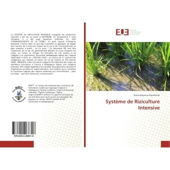 Système de Riziculture Intensive - broché - Kotondrajaona Rajoelisolo - Achat Livre | fnac