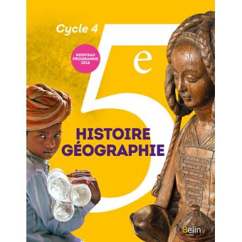 Histoire geographie 5e eleve 2016 grand format Livre de l'élève, grand format, Programme 2016 ...