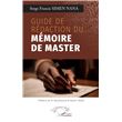 Guide de rédaction du mémoire de master - broché - Serge Francis Simen Nana, Mouhamed El Bachir ...