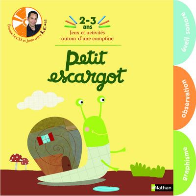 Petit escargot 2/3 ans + cd - Livre CD - Collectif - Achat Livre | fnac