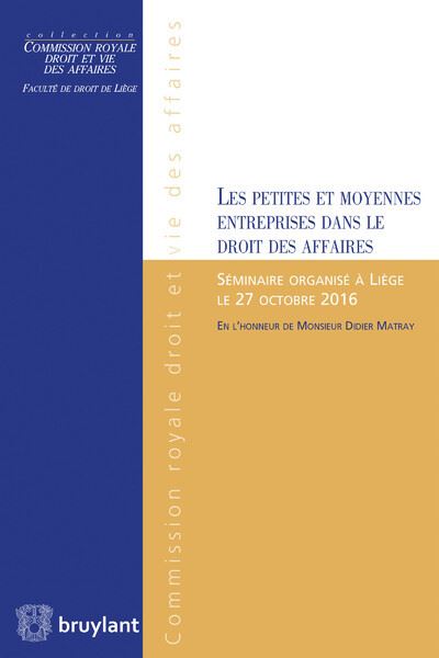 Les petites et moyennes entreprises dans le droit des affaires ...