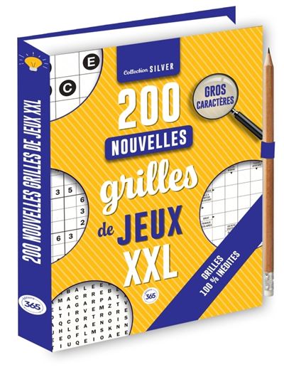 200 nouvelles grilles de jeux XXL pour les séniors - crayon offert ...