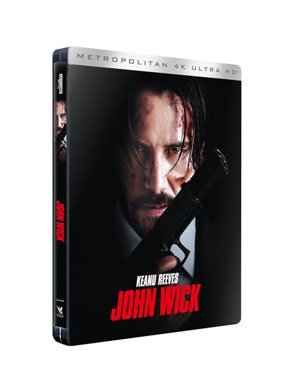 John Wick Édition Collector Limitée Steelbook Blu-ray 4K Ultra HD ...