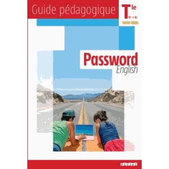 Password English Tle - Guide pédagogique - version papier Livre du ...