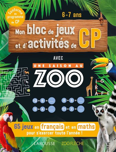 Une Saison Au Zoo - Mon bloc de jeux et d'activités pour le CP - Une ...