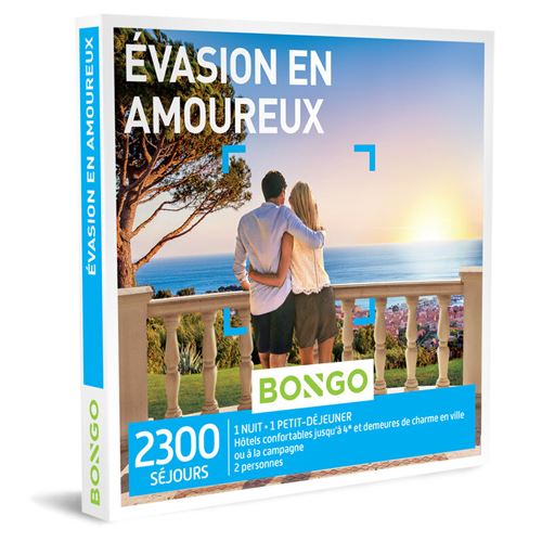 BONGO EVASION EN AMOUREUX - Coffret cadeau - Achat & prix | fnac