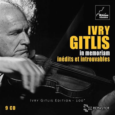 Ivry Gitlis : In Memoriam, inédits et introuvables : CD album en Ivry Gitlis - Piotr Ilitch ...