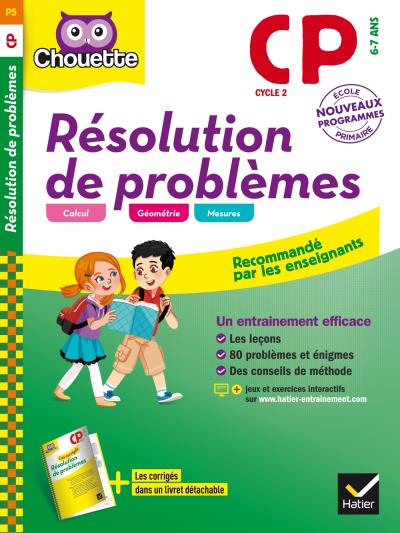Résolution de problèmes CP Workbook Cahier d'entraînement - broché ...