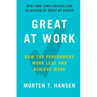 GREAT AT WORK - broché - Inconnus - Achat Livre ou ebook | fnac