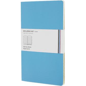 Carnet d'adresses Volant - Grand format - Couverture souple bleu-ciel ...