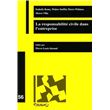 La responsabilité civile dans l'entreprise Tome 56 - broché - Isabelle ...