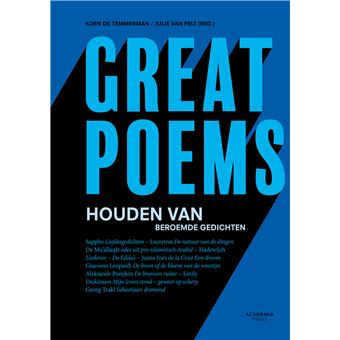 Great Poems Houden van beroemde gedichten - broché - Alexander Roose ...