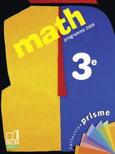 Math 3e Manuel élève - broché - Lionel Cuaz, Claude Deschamps, Claude ...