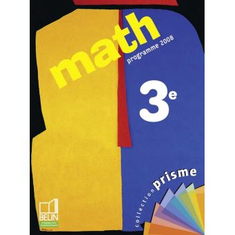 Math 3e Manuel élève - broché - Lionel Cuaz, Claude Deschamps, Claude ...