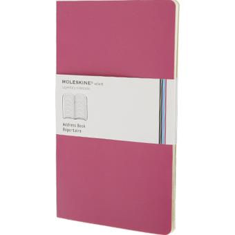 Carnet d'adresses Volant - Grand format - Couverture souple rose ...