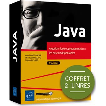 Java - Coffret de 2 livres : Algorithmique et programmation : les bases ...