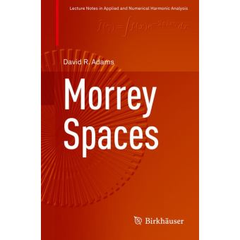 Morrey spaces - Poche - David Adams - Achat Livre ou ebook | fnac