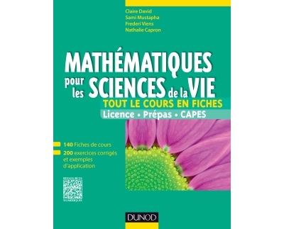 Mathématiques pour les sciences de la vie - Tout le cours en fiches 140 ...
