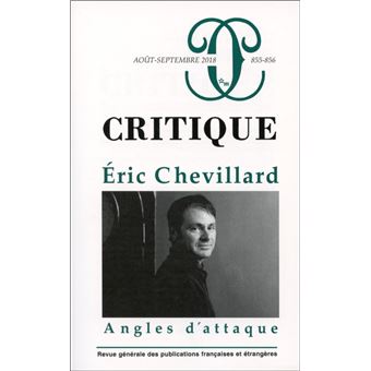 Critique 855-856 Eric Chevillard angles d'attaque Numéros 588 à 856 ...