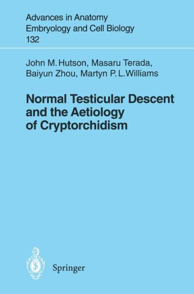 Normal testicular descent and the aetiology of cryptorchidis - Poche ...