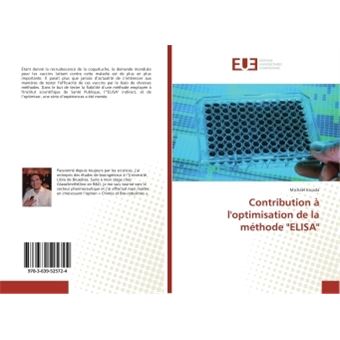 Contribution A l'optimisation de la methode "eLISA" - broché - Michaël ...