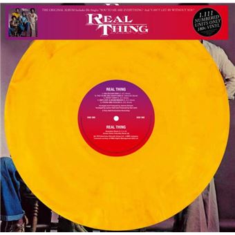 Real Thing Édition Limitée Vinyle Jaune Marbré - The Real Thing ...