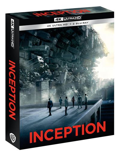 Inception Édition Ultra Collector Steelbook Blu-ray 4K Ultra HD - Blu-ray 4K - Christopher Nolan ...