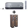 Amplificateur Hi-Fi Yamaha R-N800A Argent + une paire d'enceintes ...