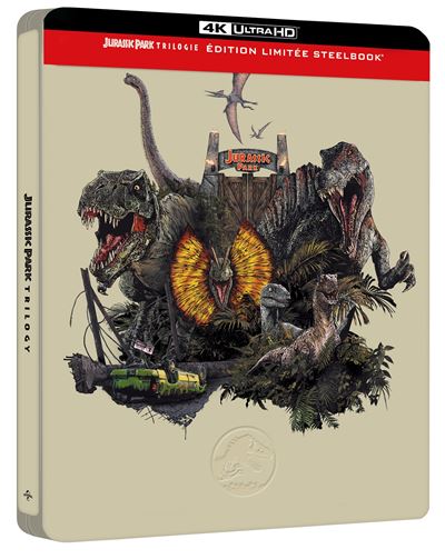 Jurassic Park Jurassic Park Trilogie Édition Limitée SteelBook® Blu-ray ...