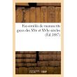 Fac-similés de manuscrits grecs des XVe et XVIe siècles Reproduits en ...