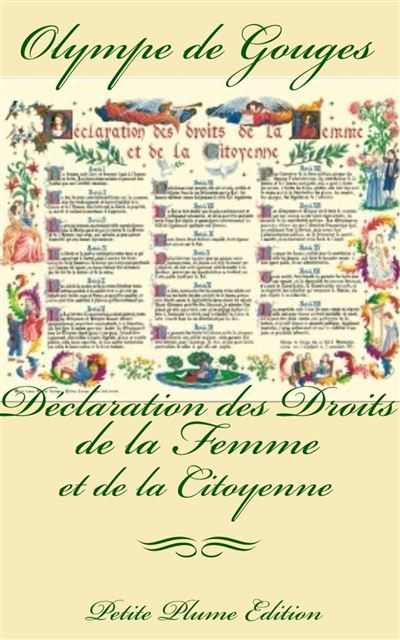 Déclaration des Droits de la Femme et de la Citoyenne - ebook (ePub) - Olympe de Gouges - Achat ...