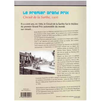 Le premier circuit Sarthe 1906 - broché - Michel Bonte, Jean-Luc ...