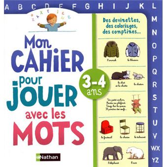 Cahier pr jouer av mots 3-4 an - broché - Christian Lamblin, Muriel ...