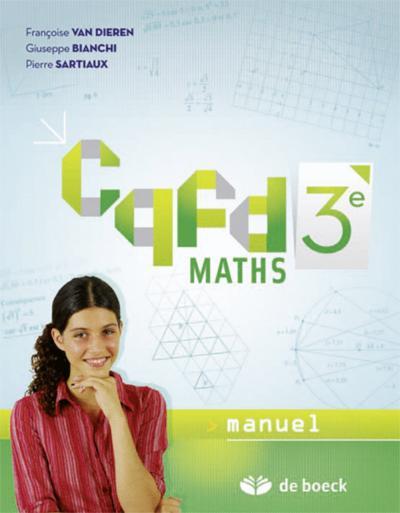 CQFD Maths 3ème Manuel - broché - Françoise Van Dieren, Giuseppe ...