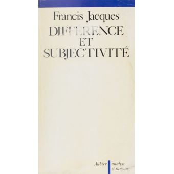 Difference et subjectivite anthropologie d'un point de vue relationnel ...