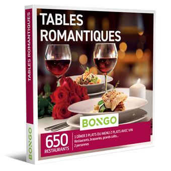 BONGO TABLES ROMANTIQUES - Coffret cadeau - Achat & prix | fnac