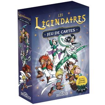 Les légendaires - Les Légendaires - Jeu de cartes - Delcourt - Coffret ...