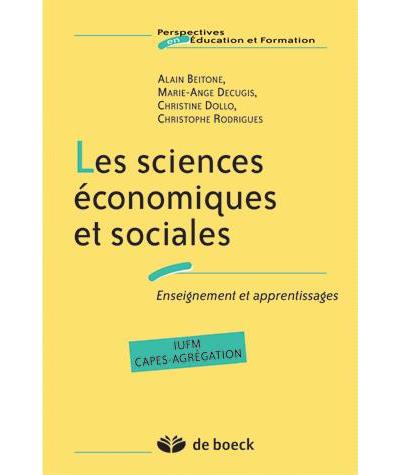 Les sciences économiques et sociales - broché - Alain Beitone, M.A ...